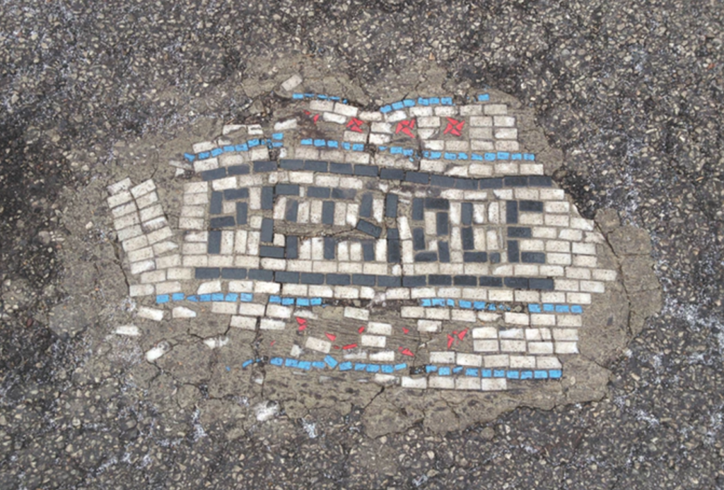 This Chicago Artist Fills Potholes With Mosaics - Far Out Midwest ...